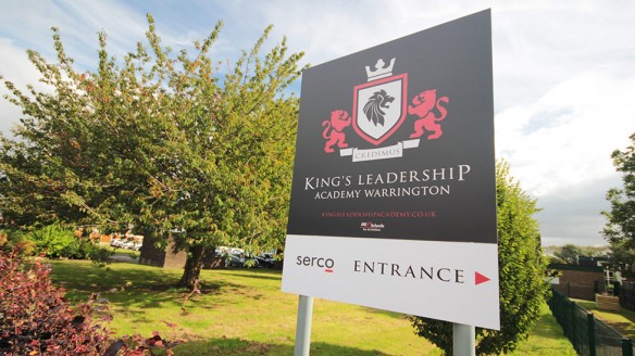 School Sign Design – London, Cheshire, Cambridge UK