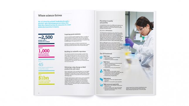 Science Brochure Design – London, Cheshire, Cambridge UK