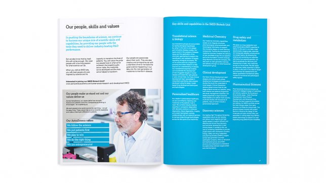 Science Brochure Design – London, Cheshire, Cambridge UK