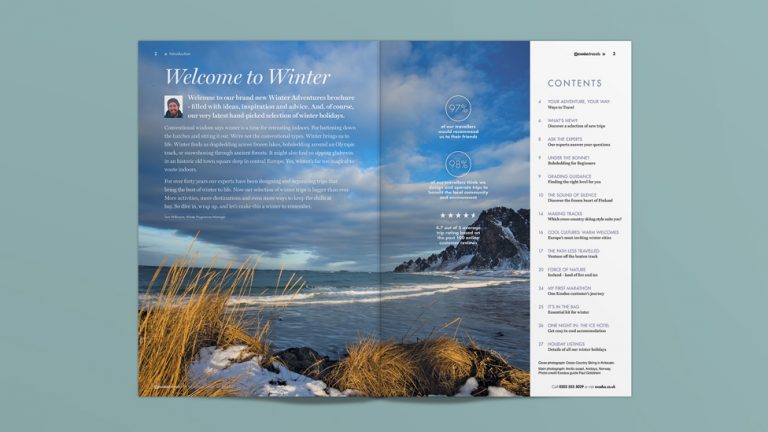 Winter Magazine Design – London, Cheshire, Cambridge UK