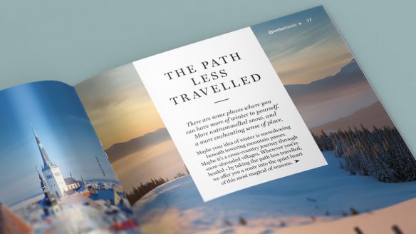 Winter Magazine Design – London, Cheshire, Cambridge UK