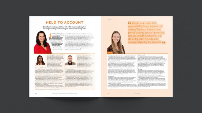 Business School Magazine Design – London, Cheshire, Cambridge