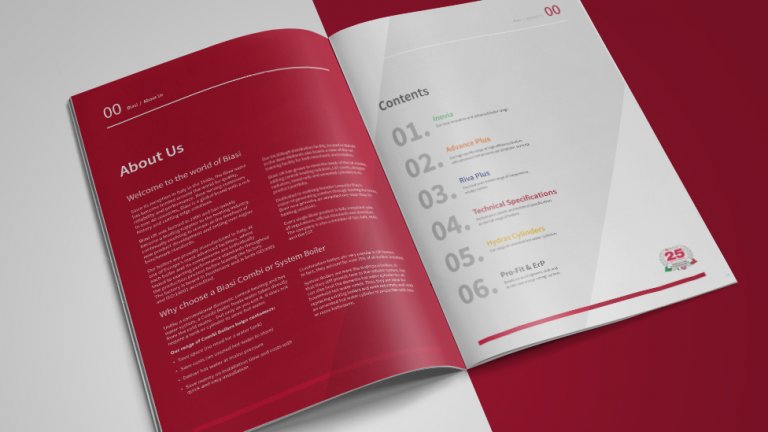 Company Catalogue Design – Parker Design – London, Cheshire