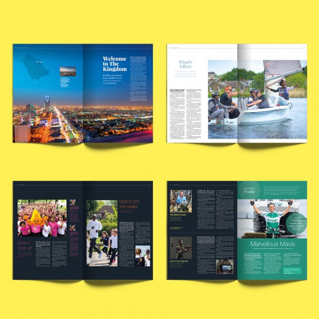 Company Magazine Design – London, Cheshire, Cambridge – Parker