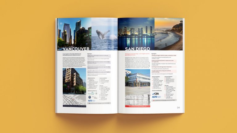 Course Prospectus Design – London, Cheshire, Cambridge UK