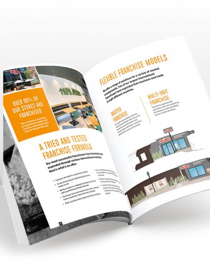 Franchise Brochure Design – London, Cheshire, Cambridge UK