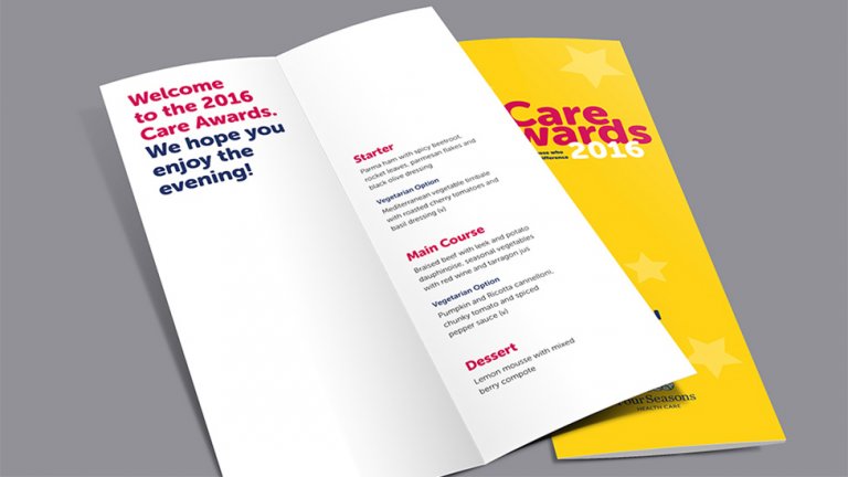 Internal Awards Collateral Design – London, Cheshire, Cambridge