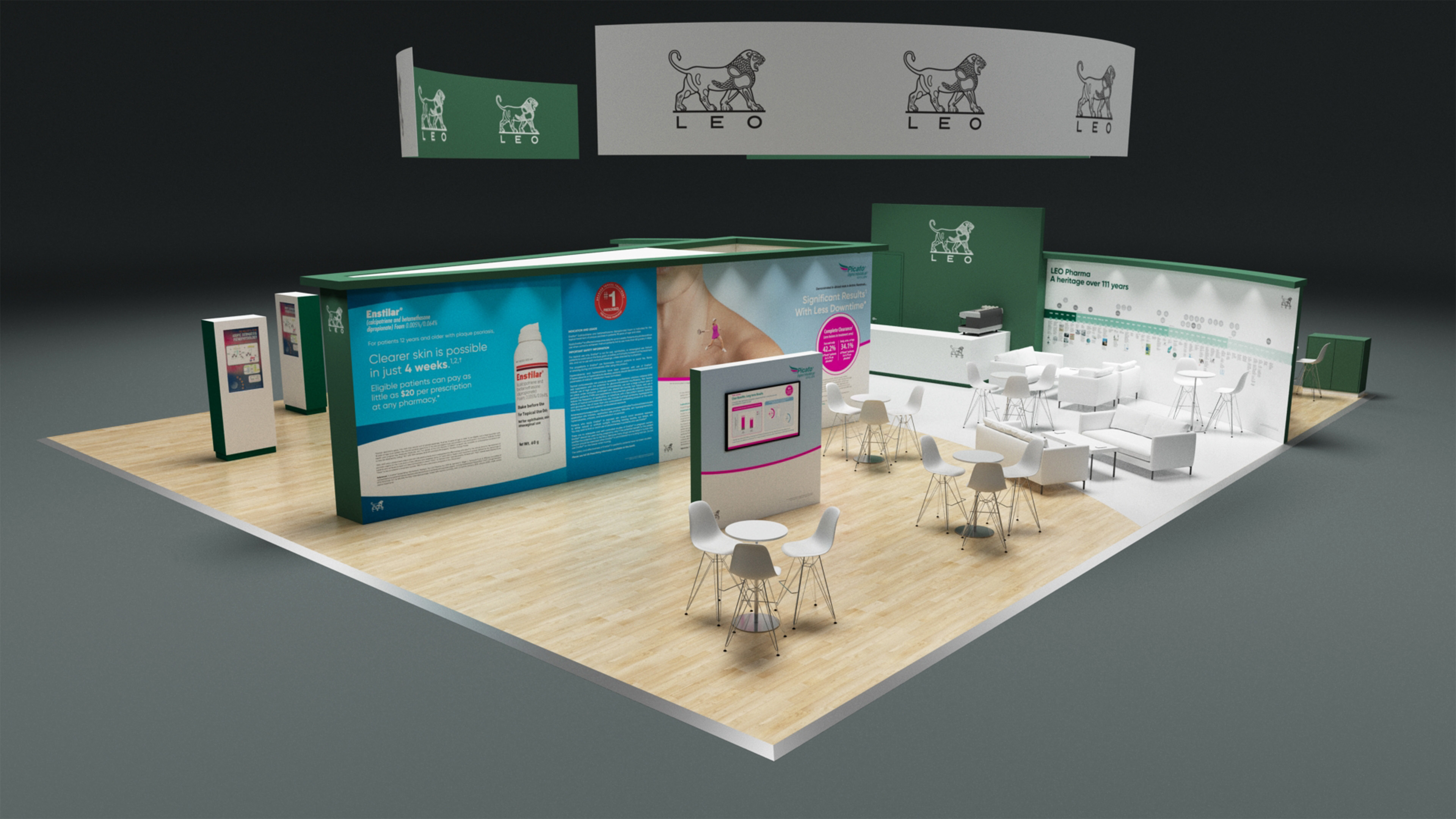 Pharma Stand Design – Parker – Cheshire & London