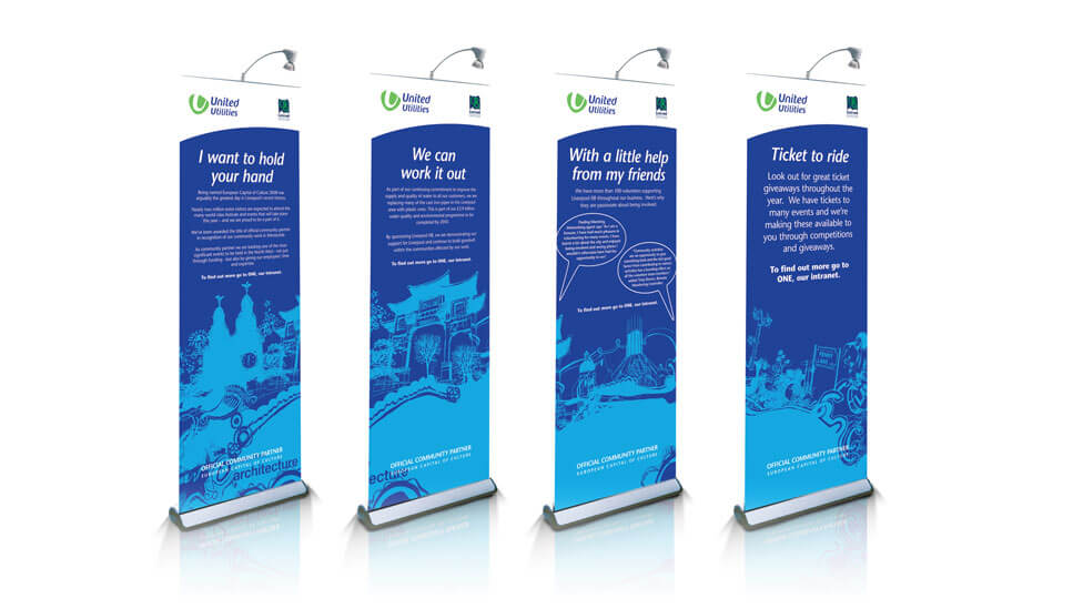 Pull-up Banner Design Agency – Parker Design – London, Cheshire, Cambridge