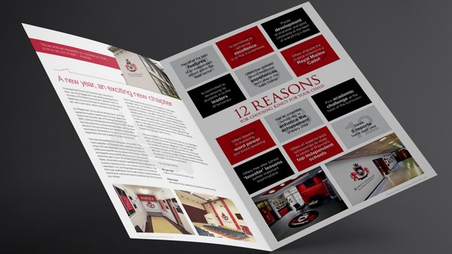 School Leaflet Design – London, Cheshire, Cambridge UK