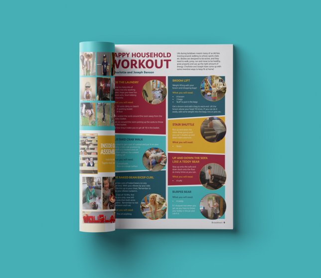 School Magazine Design – London, Manchester, UK