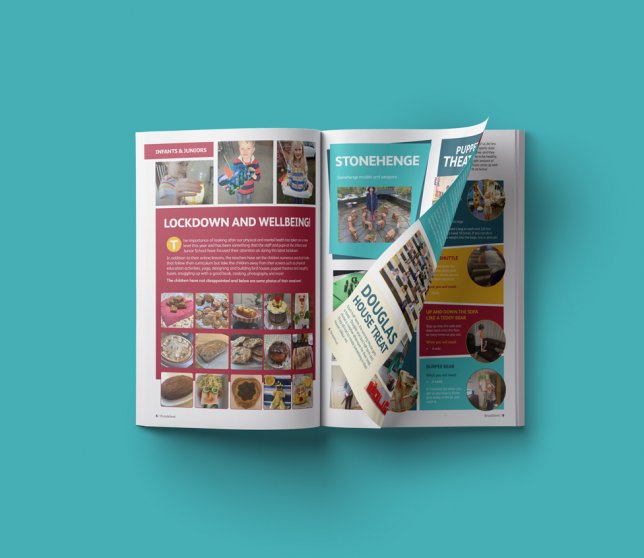 School Magazine Design – London, Manchester, UK