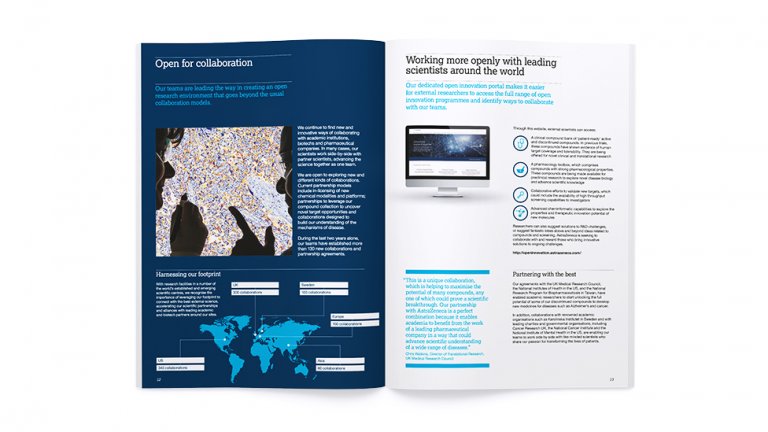Science Brochure Design – London, Cheshire, Cambridge UK