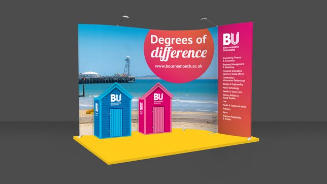 University Exhibition Stand – London, Cheshire, Cambridge UK